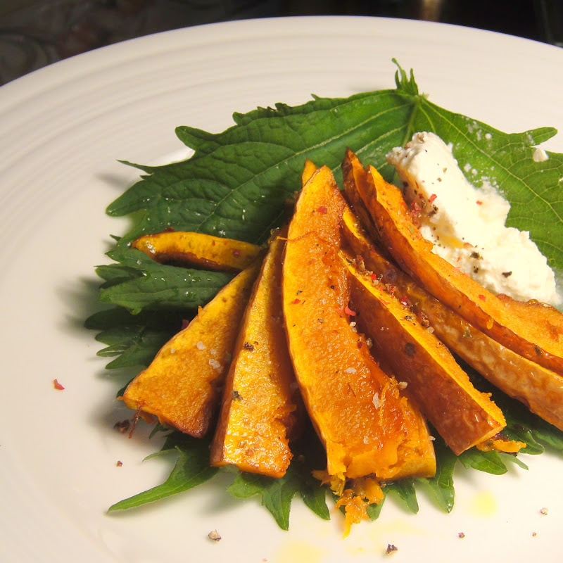 Salon du Sucre: 花椒煎南瓜 [Sautéed pumpkin crusted with Sichuan peppercorns]
