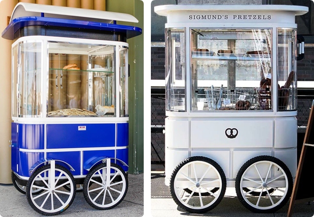 Mobile Carts To sale Foods - Food and Baverage carts Design idea