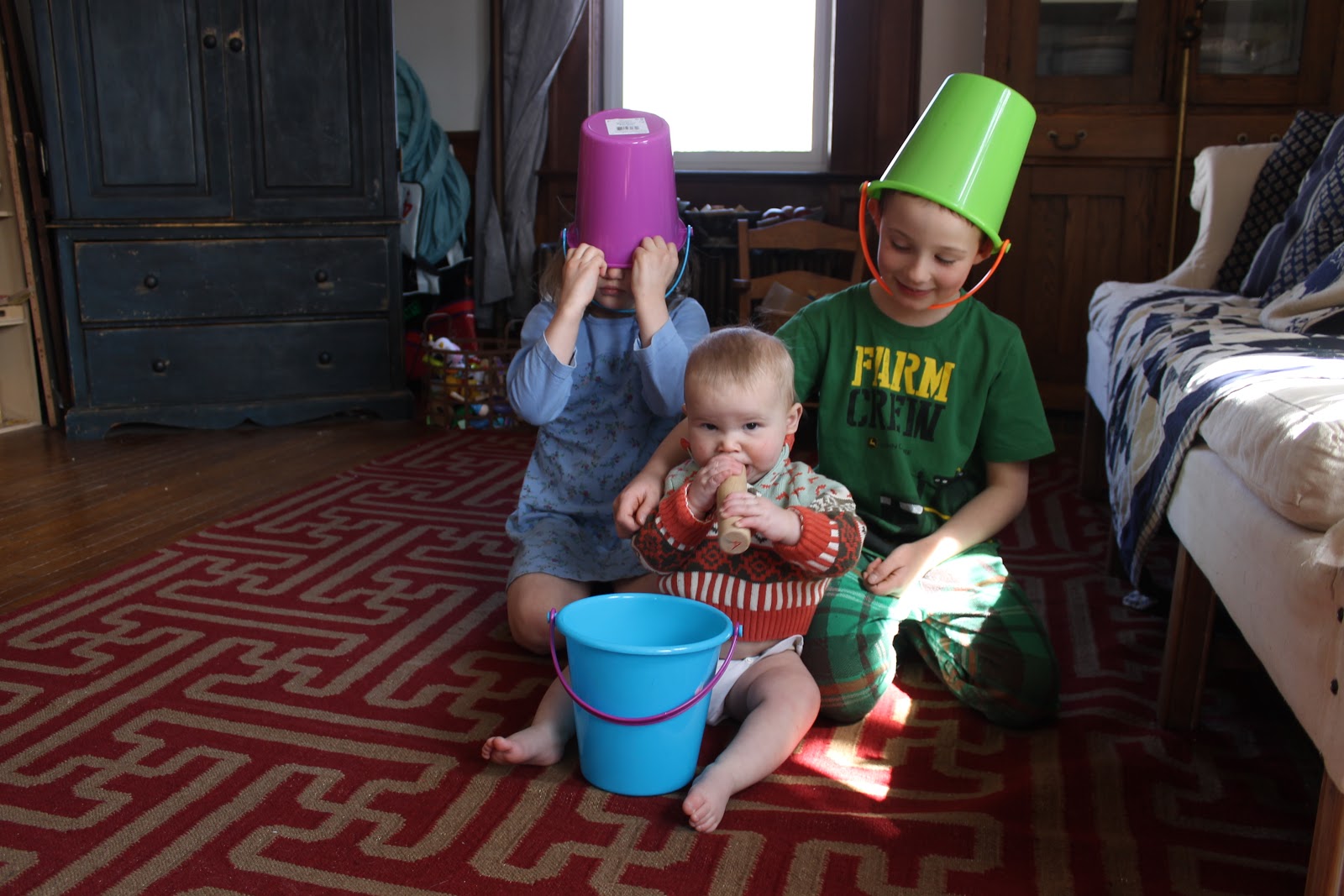 born imaginative.: Bucket heads
