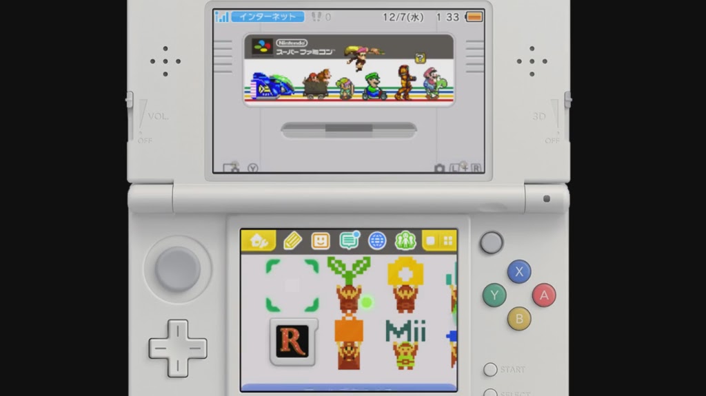 Vídeo traz demonstração do tema de Super Famicom para o menu do New 3DS ...