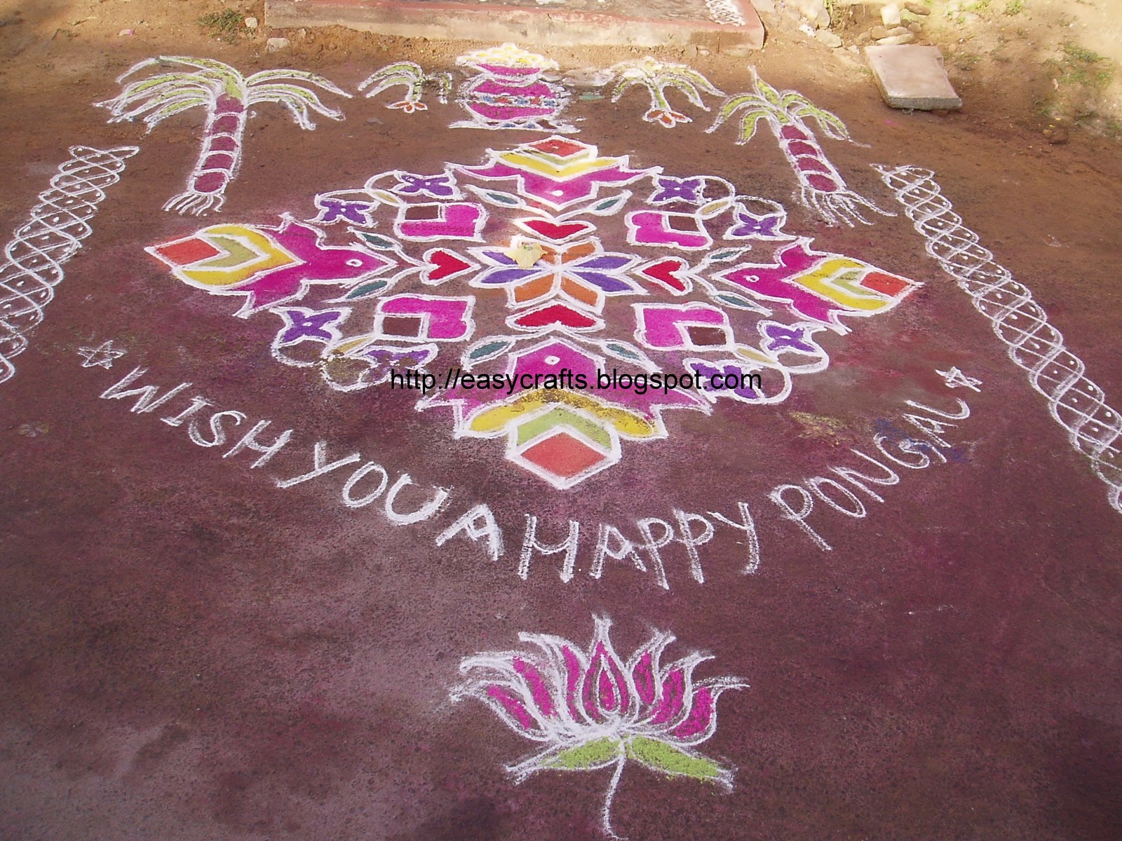 Easy Crafts - Explore your creativity: Colourful kolams