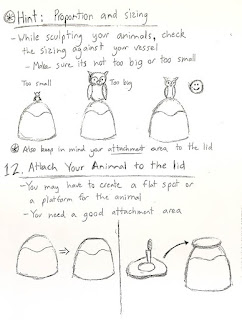 All The Rest Of It: Art Lesson: Clay Spirit Animal Vessels