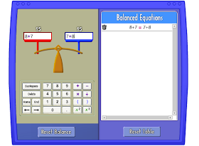 Miss B., Busy Bee: Balance Scale Equalities and Inequalities