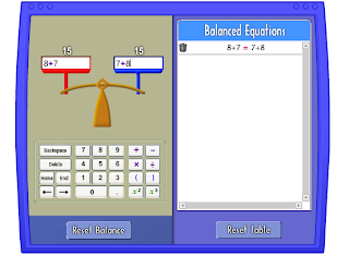 Miss B., Busy Bee: Balance Scale Equalities and Inequalities