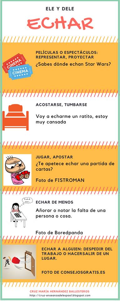 ¡Qué viva el español!: Echar