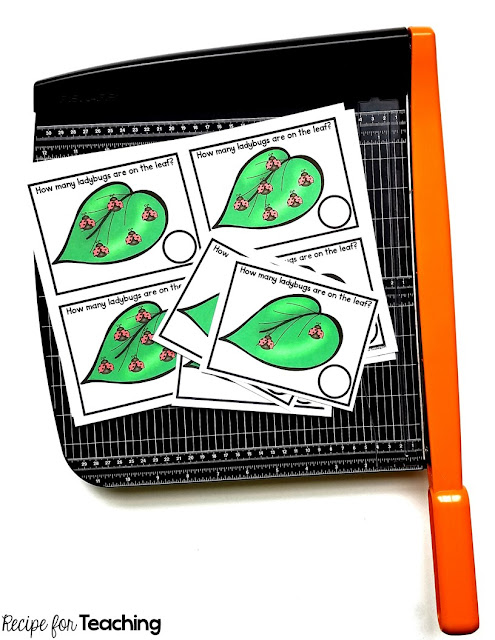 Ladybug Counting - Recipe for Teaching