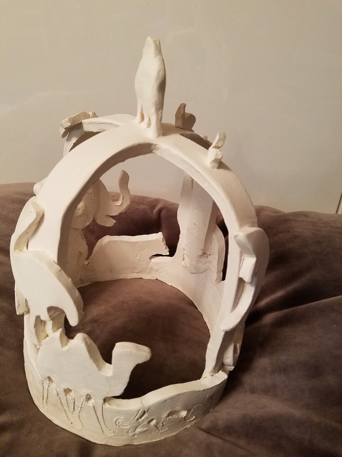 Double Infinity Pixie: Animal Kingdom Crown -- Clay / Ceramics