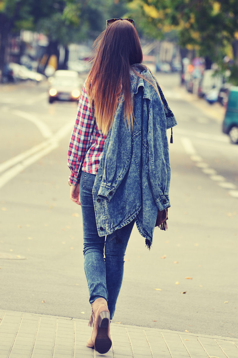 Furious Squirrel: Jeans and check