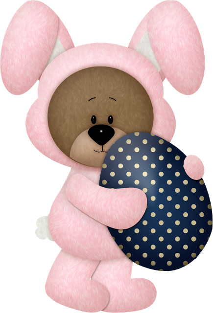 Easter Bear Clip Art. - Oh My Fiesta! in english