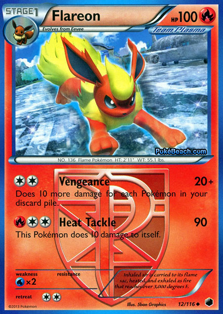 Flareon -- Plasma Freeze Pokemon Card Review | PrimetimePokemon's Blog