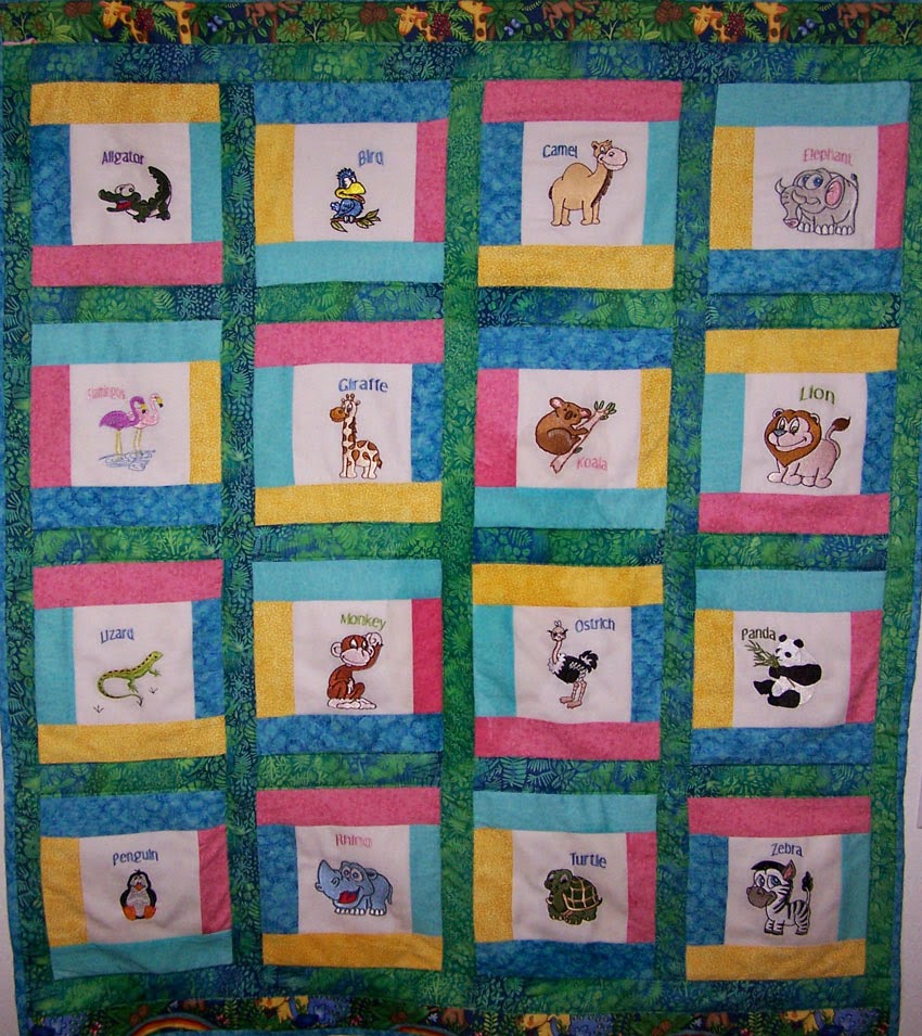 My Country Apron: Zoo and Ladybug Quilt