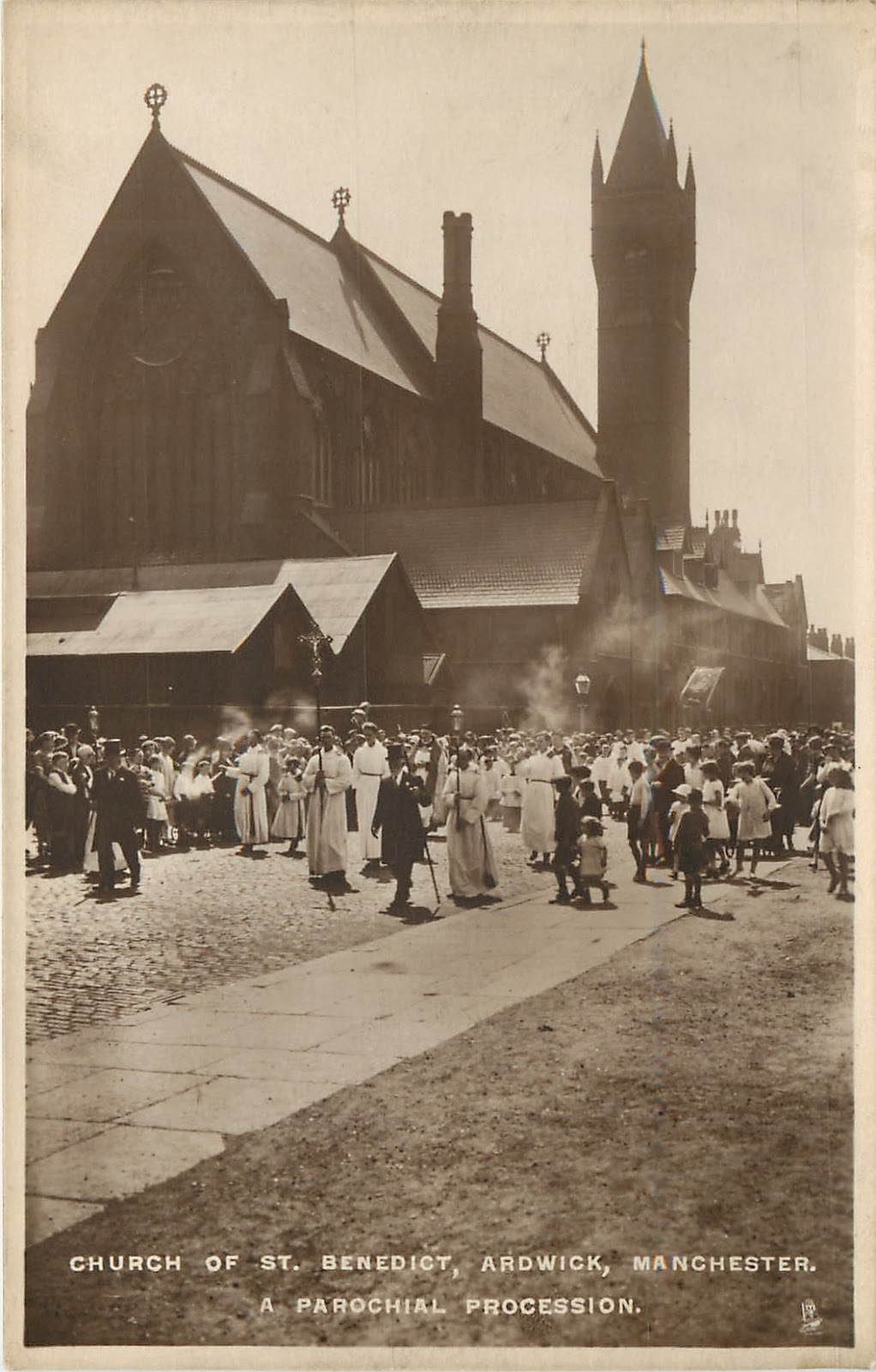 Andrew Simpson: On Bennett Street in Ardwick, at St Benedict's sometime ...