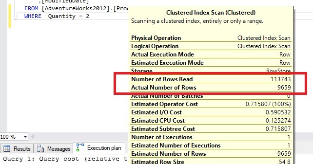 SQL and SQL only: SQL Server 2016 - “Number of Rows Read” on Execution plan SQL and SQL only: SQL Server 2016 - “Number of Rows Read” on Execution plan
