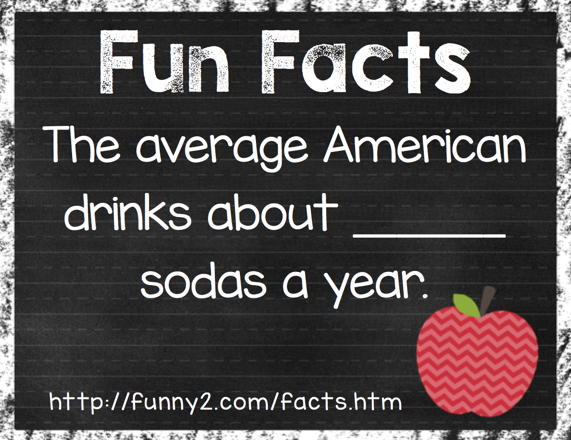 Fun Facts Website | TheHappyTeacher