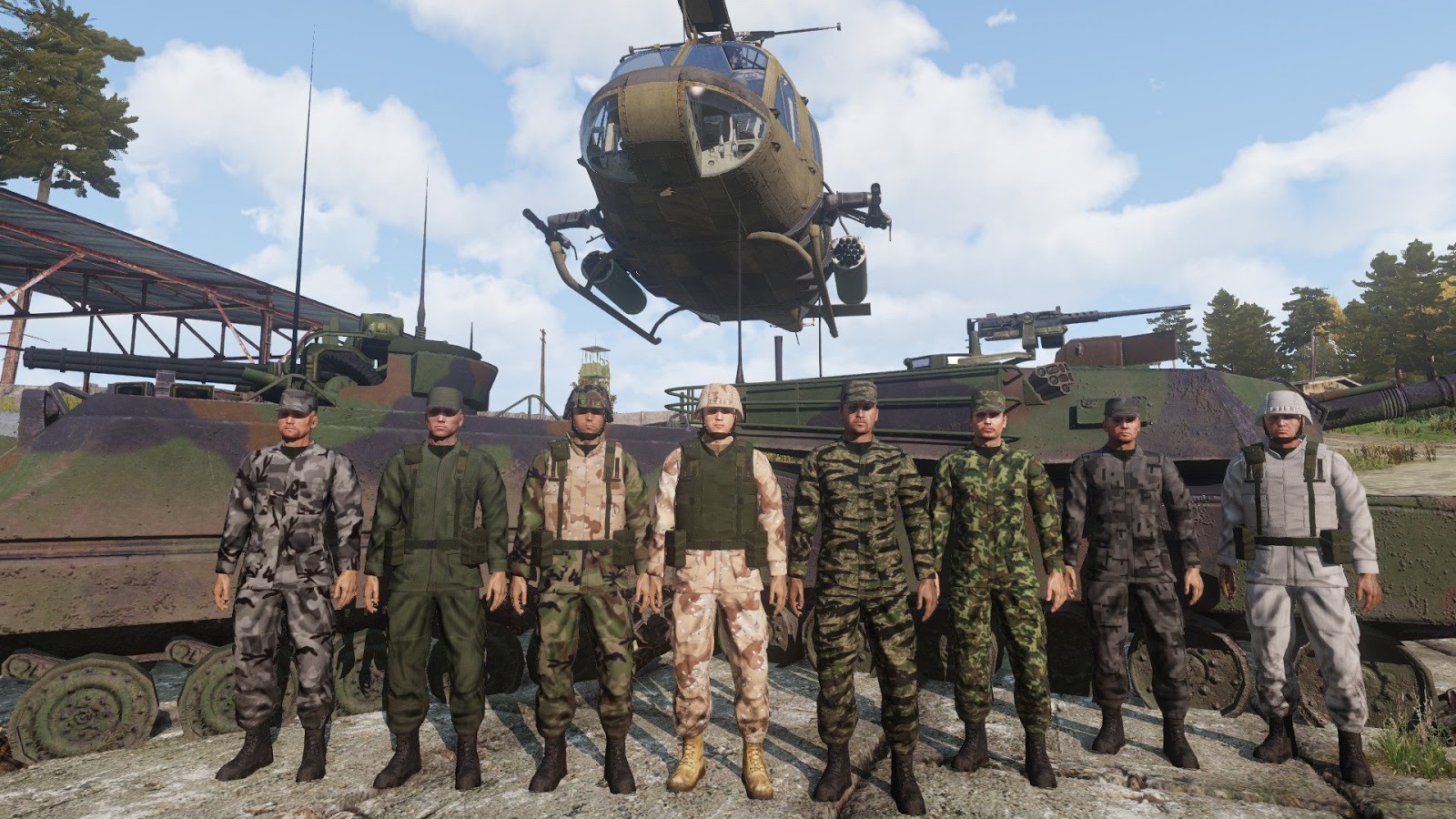 Arma 3 にユニットや武器、車両を移植する CUP MOD で新しい BDU や UH-1H にガンシップ仕様 | 弱者の日記 ...