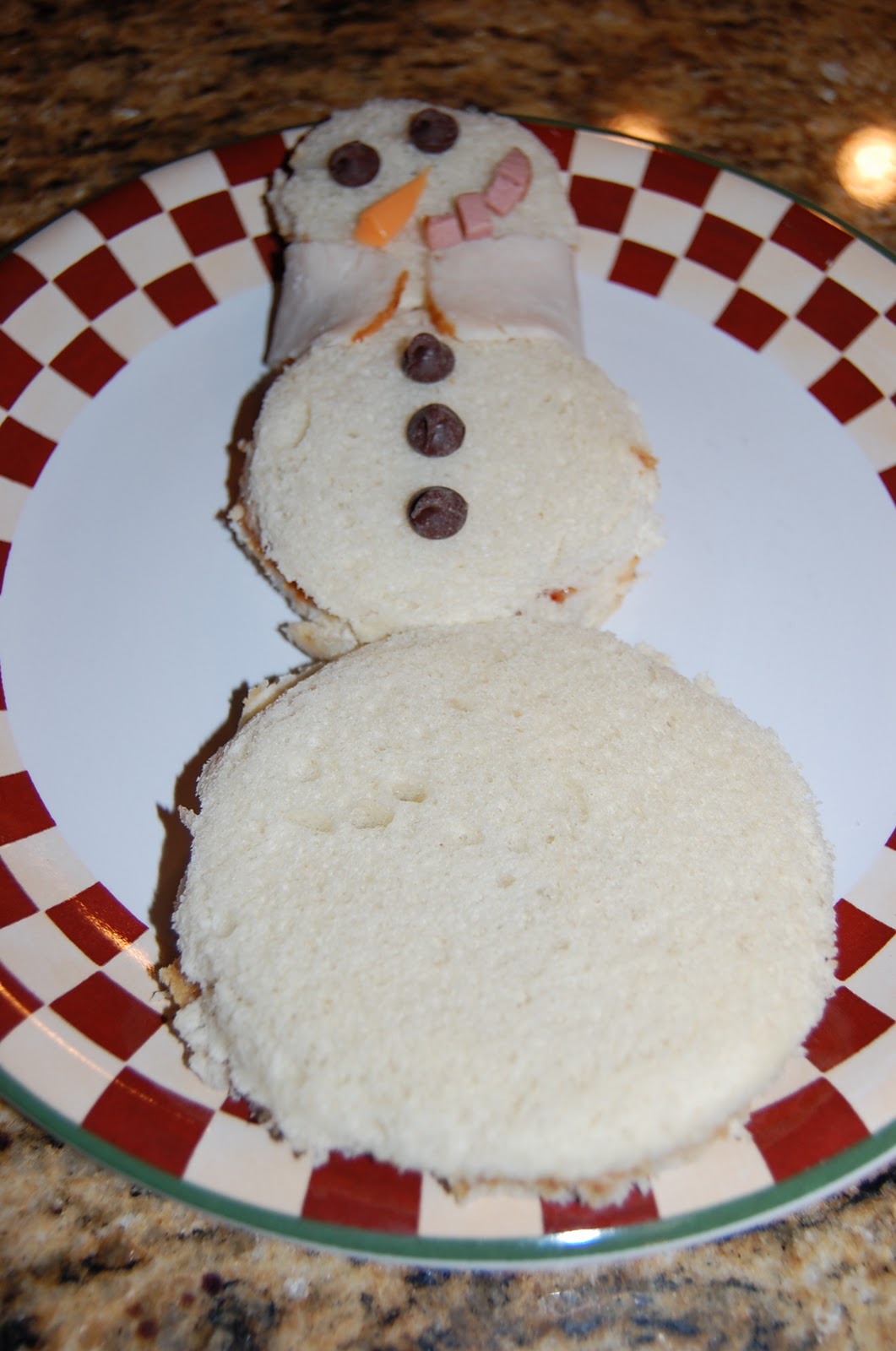 Preserving Life's Moments: Snowman Sandwich