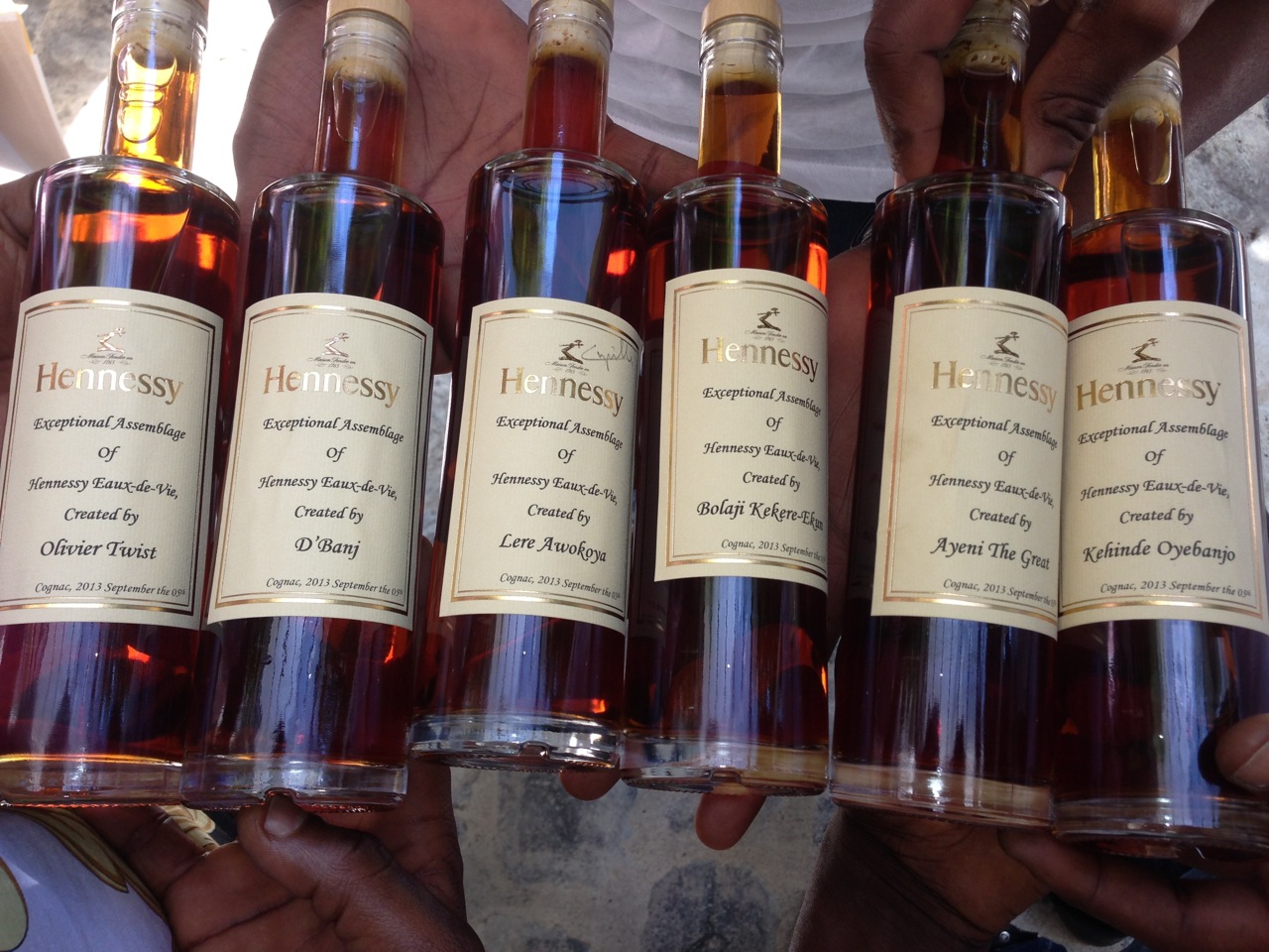 Photos of D’banj making his special Hennessy Cognac and tour of his ...
