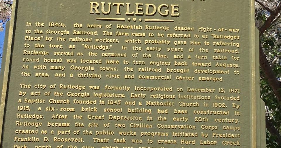 Forgotten Georgia: Rutledge