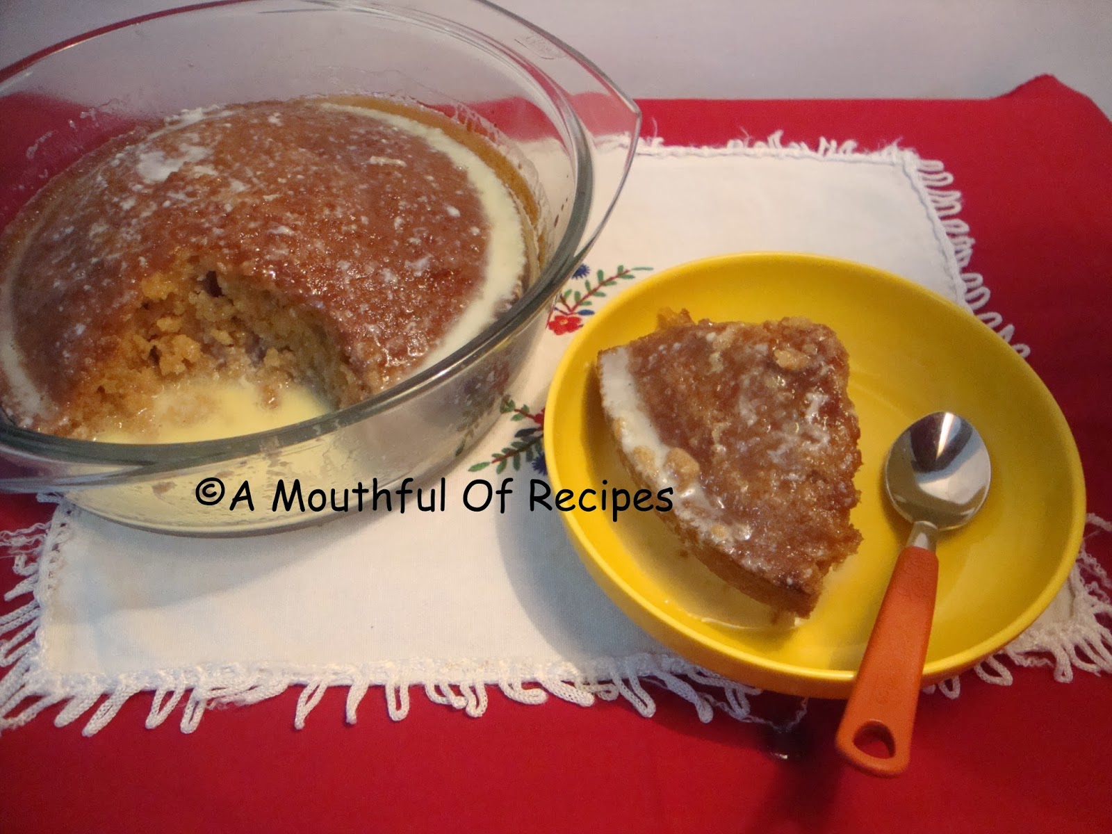 A Mouthful Of Recipes: Malva Cake Pudding : Christmas Special