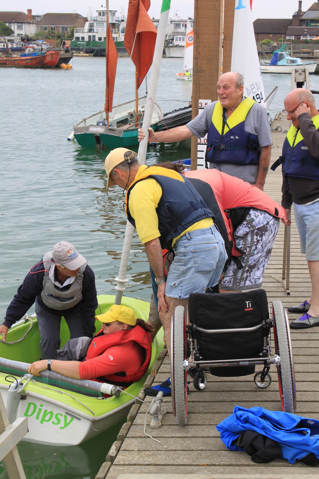 A day in the life of Sussex Sailability - Liz Coward