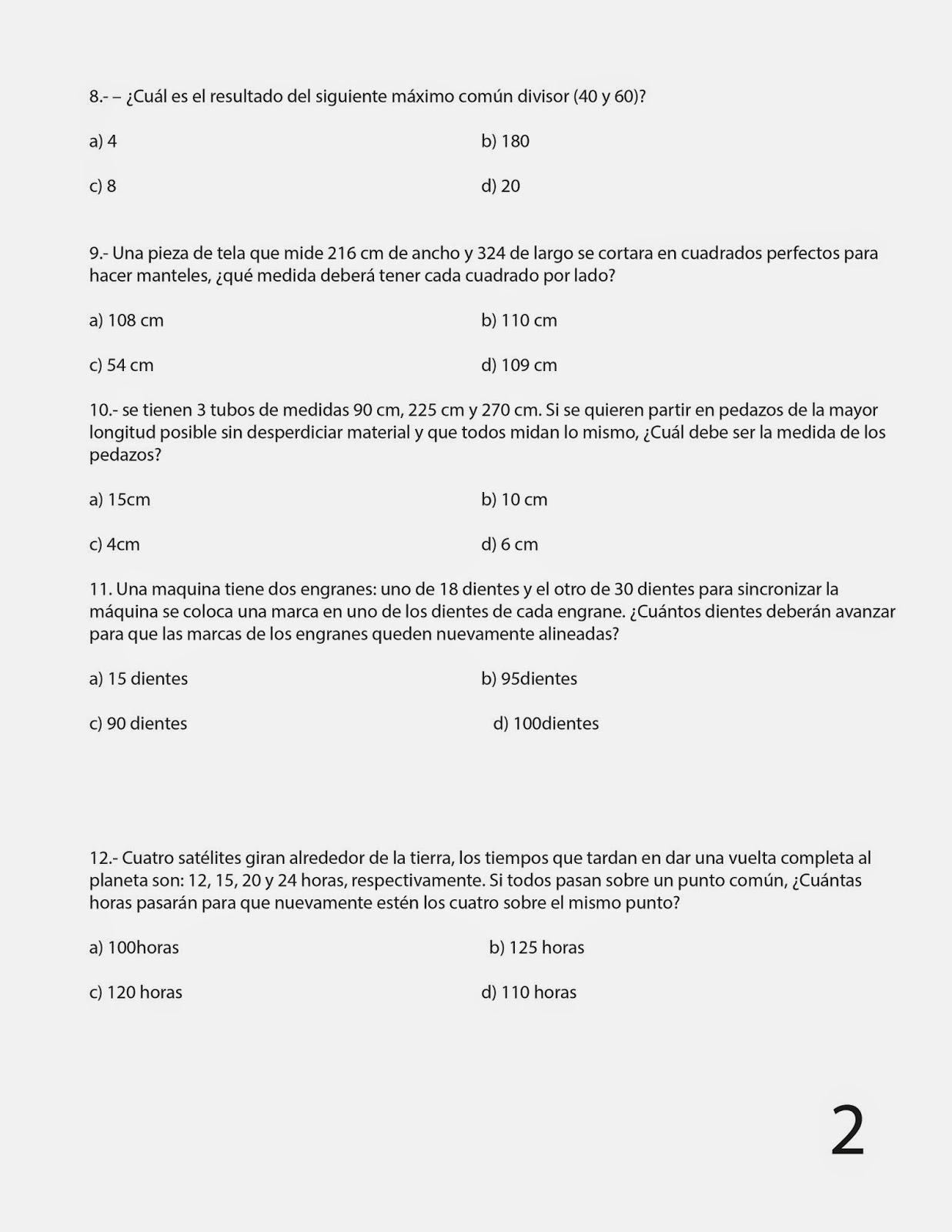 TAREAS DE PRIMERO DE SECUNDARIA CHAMBOR