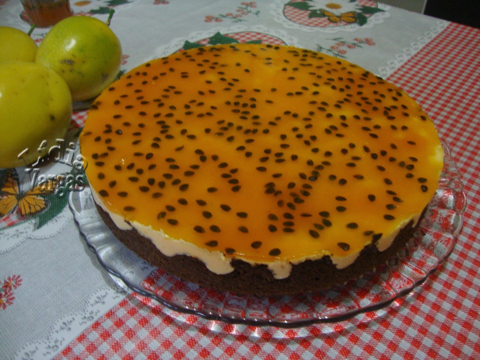 A DOCE ARTE DA LIDIA: TORTA MOUSSE DE MARACUJÁ - Quer saber como ...