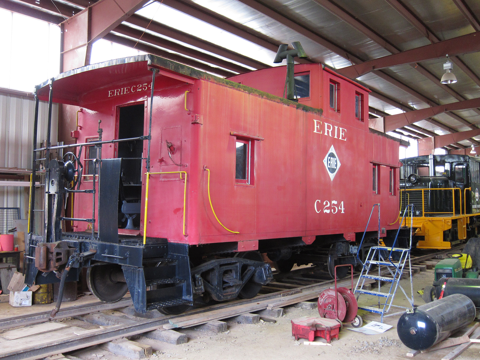 Time for a little maintenance - Erie #C254 - Rochester & Genesee Valley ...