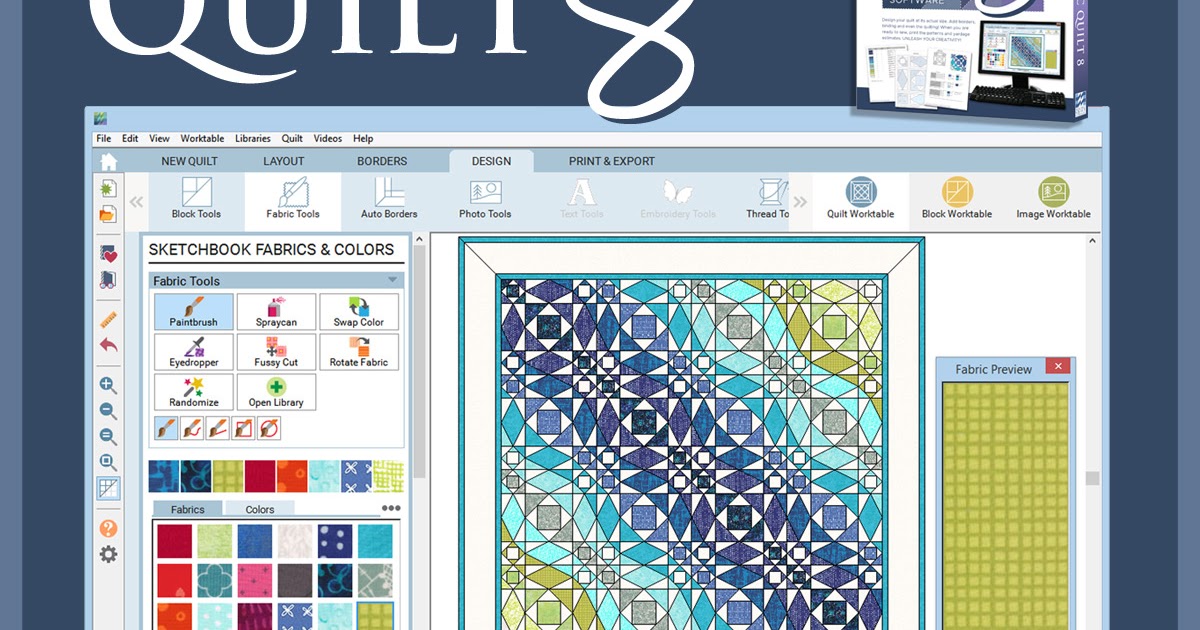 Quilting Mod : EQ8 Release