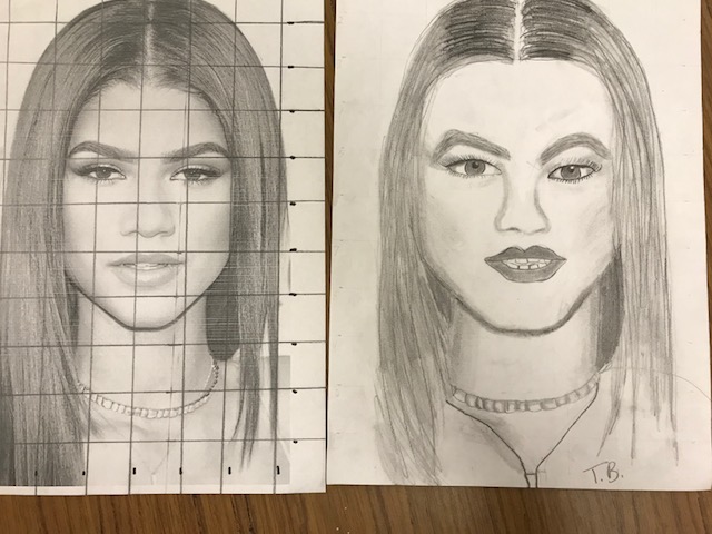 Clarketastic Art: 7th Grade Celebrity Portraits