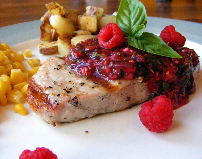 Spicy Raspberry Sauce for Pork Chops