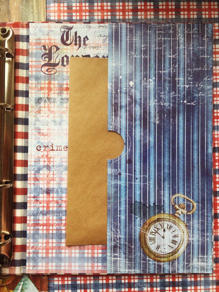 Открытый скрап-клуб: О Шерлоке или Как сделать блокнот из обычной тетради