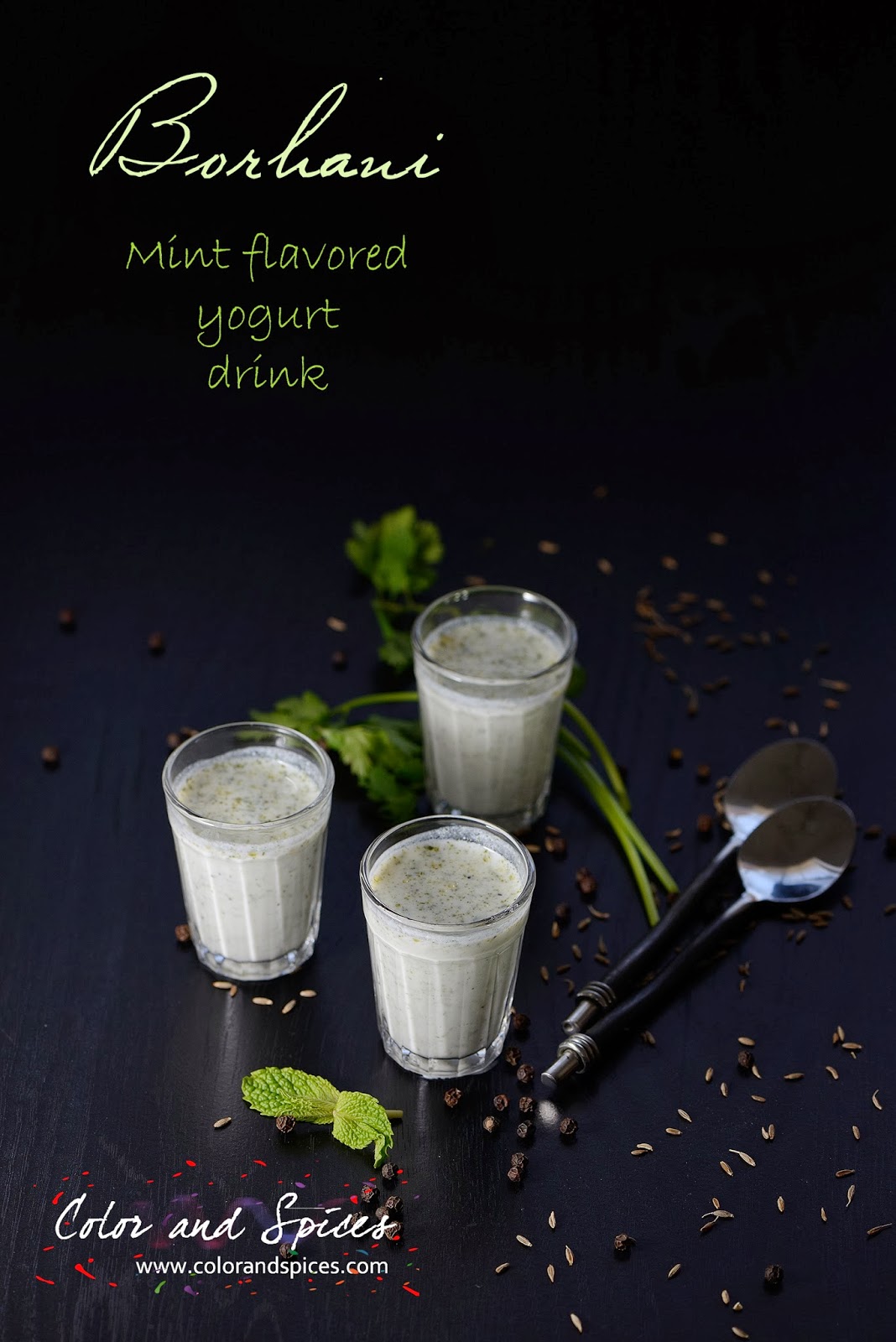 Color and Spices: Borhani.....