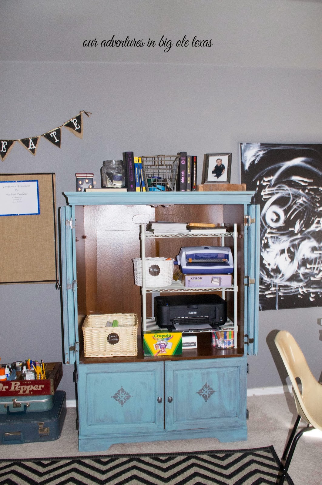 How I Turned a Bedroom into A Classroom {Home School Project} | Simple ...