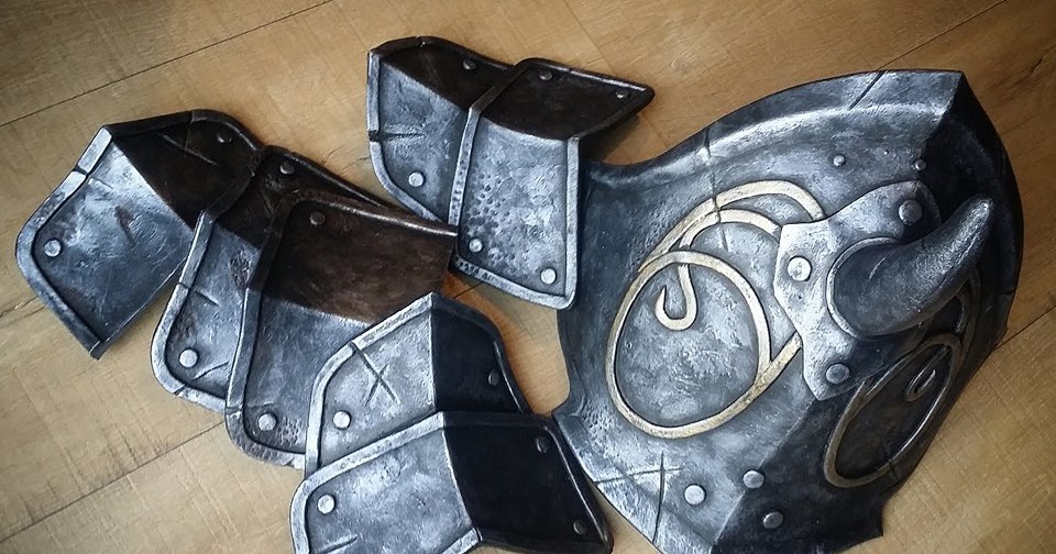 Worn metal look on foam armor - tutorial by Germia | Germia - gaming world