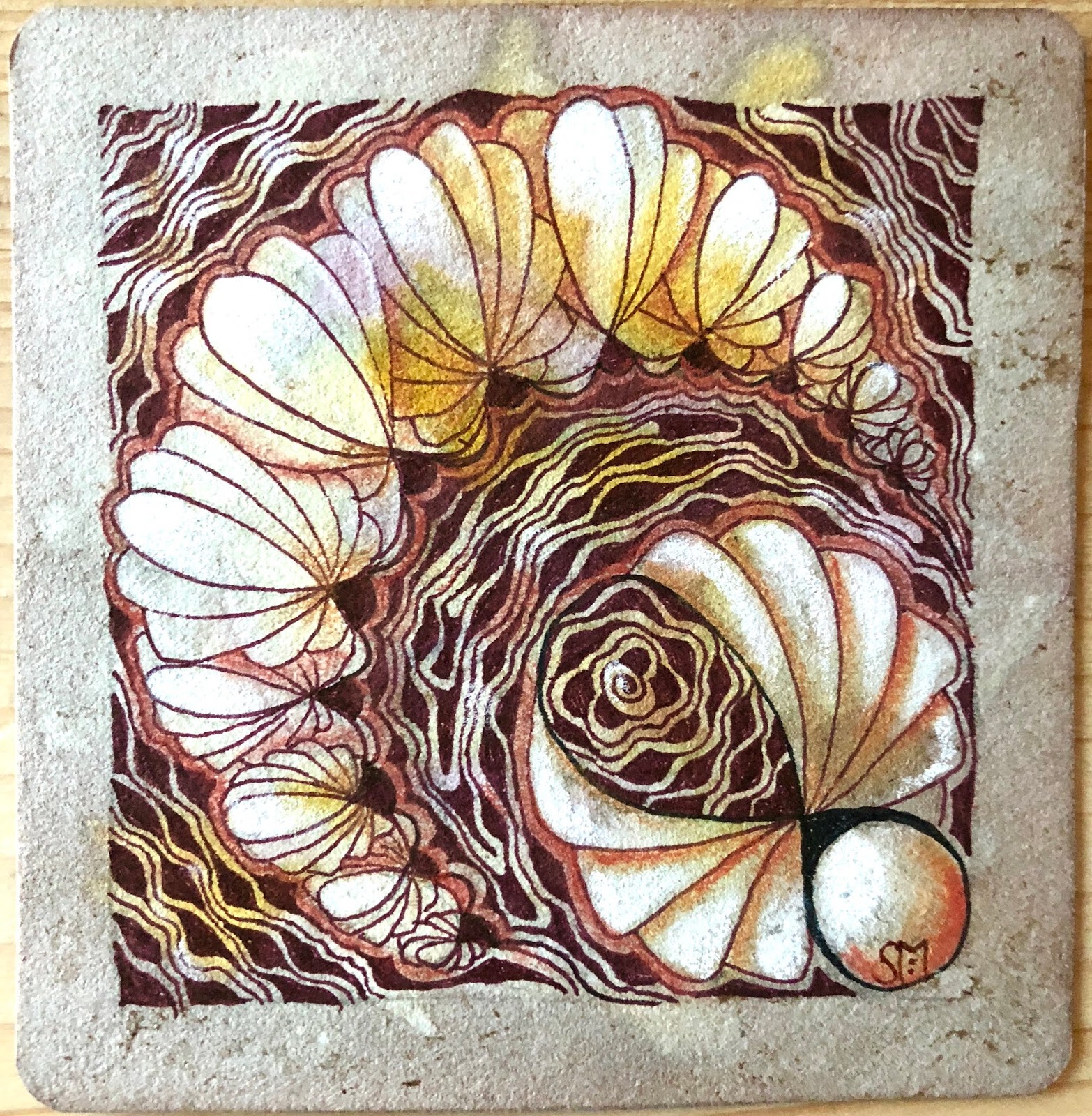 SimTangle : Summer Holidays : Beach, Sun and Zentangle ....