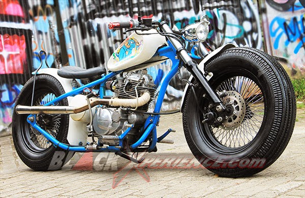 Kawasaki KZ200 Chopper Modification - MMC Outsider Jakarta - Merzy Rider