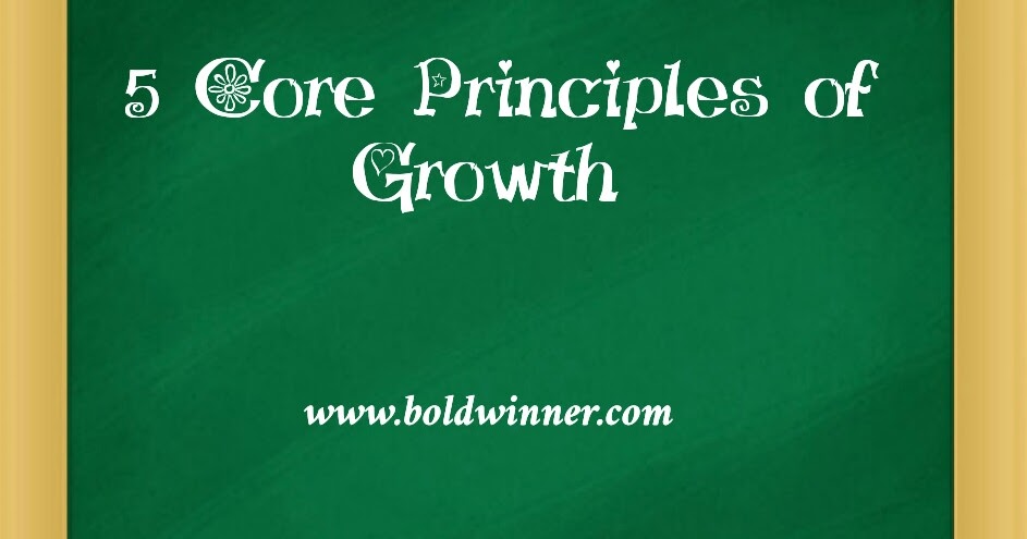 5 Core Principles Of Growth