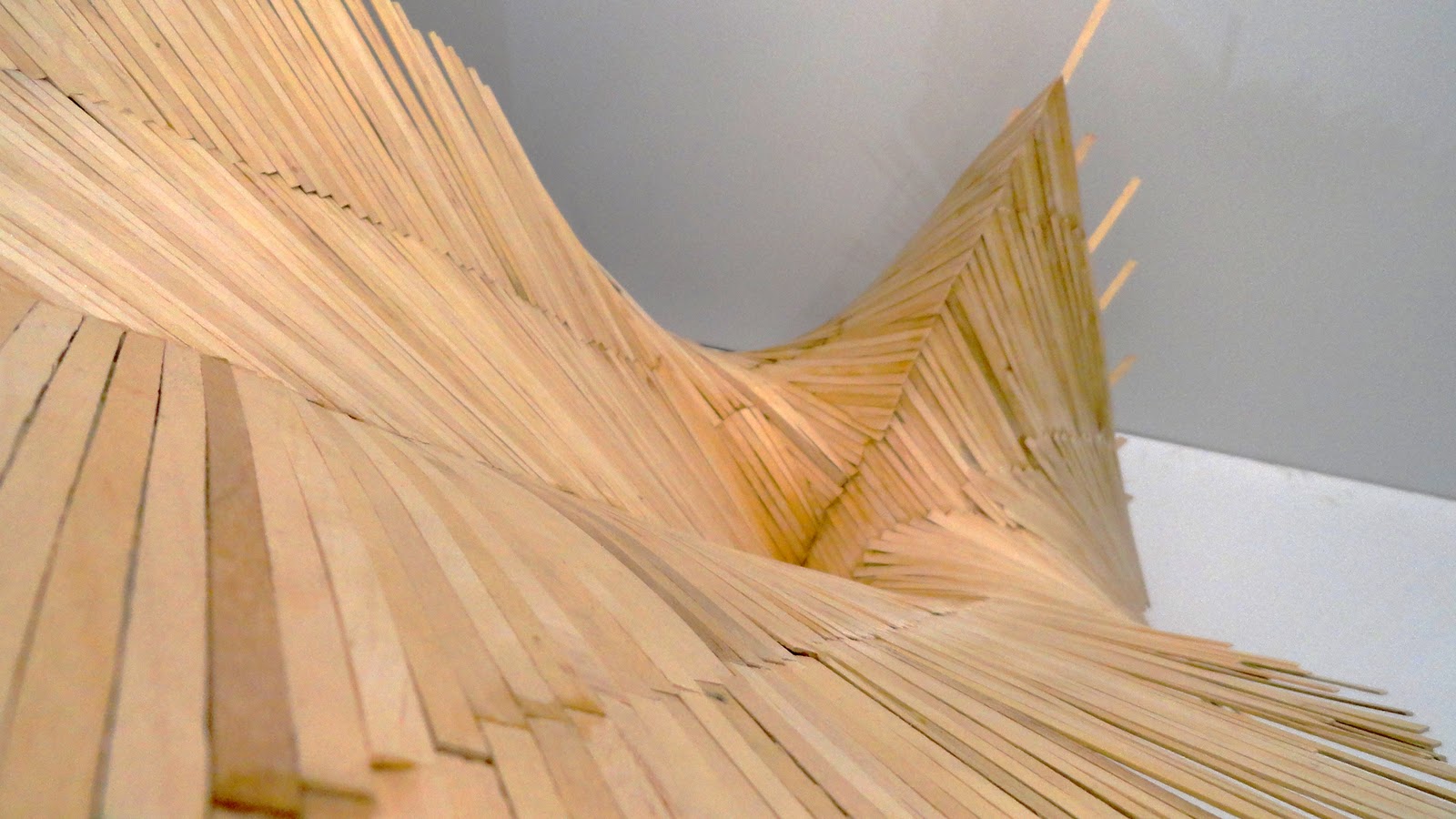 Hyperbolic Paraboloid: Wood and Gypsum Models
