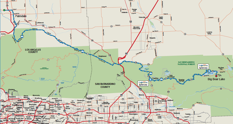 Stage routes - Tour of California - Pedal Dancer®