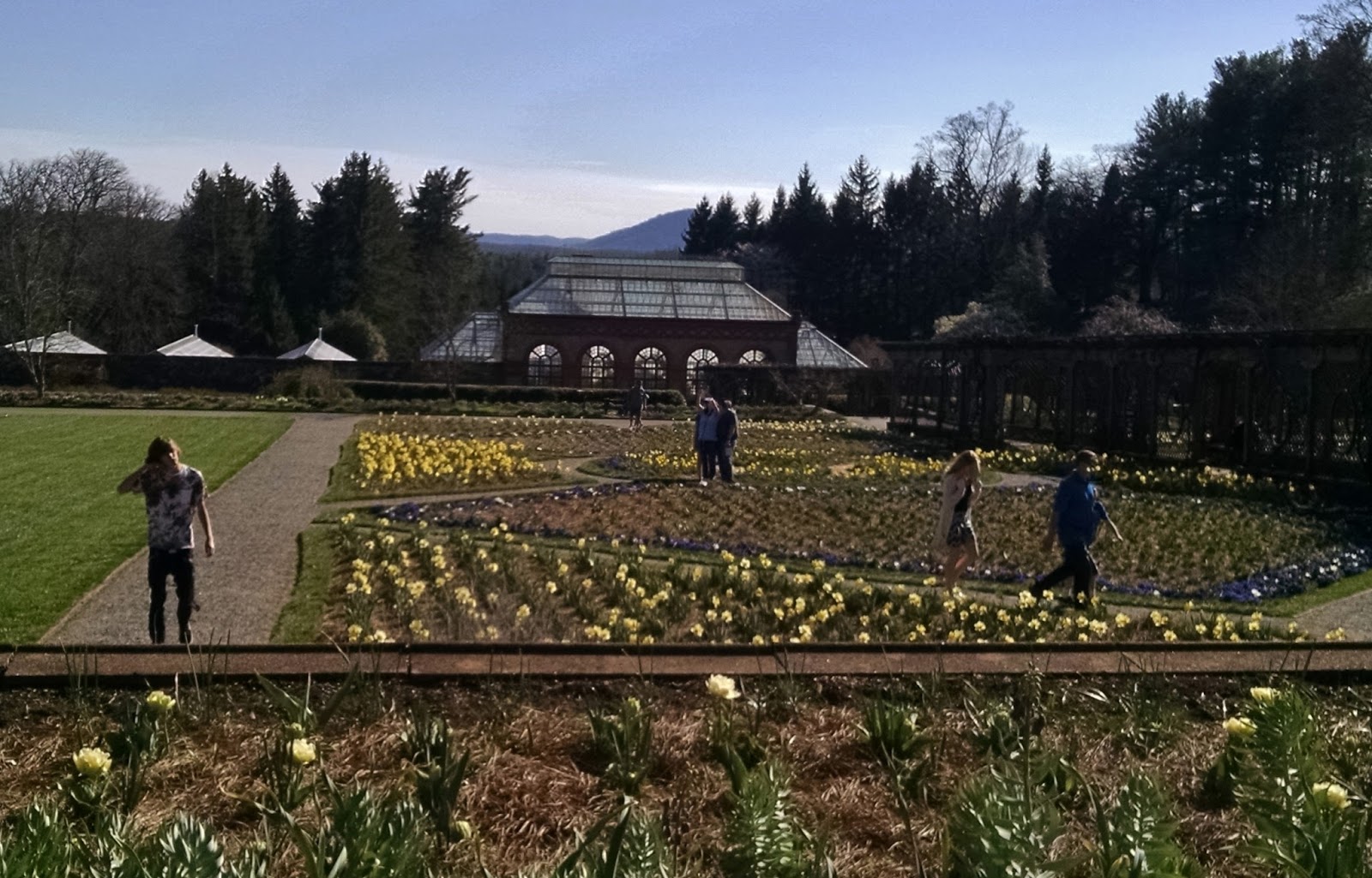 A Beautiful Spring Day at Biltmore House and Gardens and Conservatory