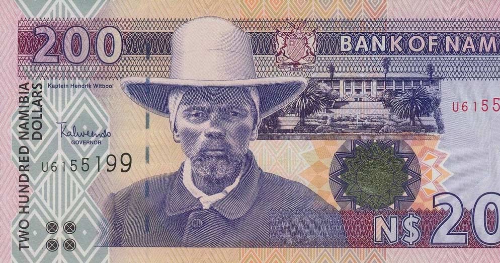 My Currency Collection: Namibia Currency 200 Namibian Dollars banknote ...