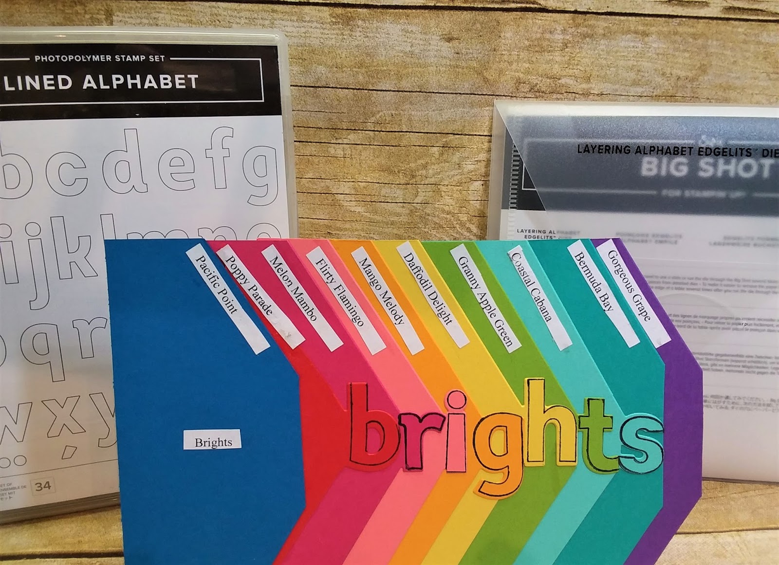 A Stamping Nana's Blog: Layering Alphabet Color Charts