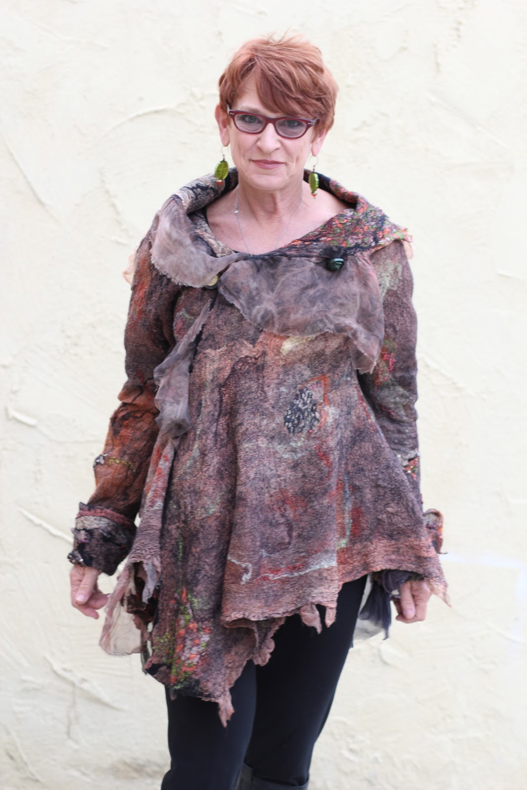 Studio 907: Creating a Seamless Nuno Felted Reversible Jacket