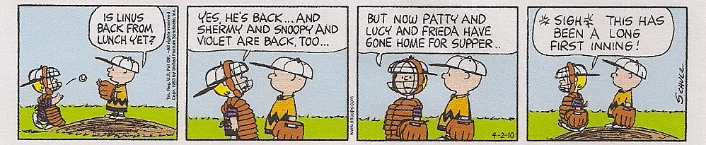 Jason's View from DC: Part II of Peanuts and Baseball
