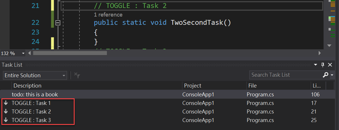 [VS2017] Visual Studio 顯示代辦清單 - TODO List ~ m@rcus 學習筆記
