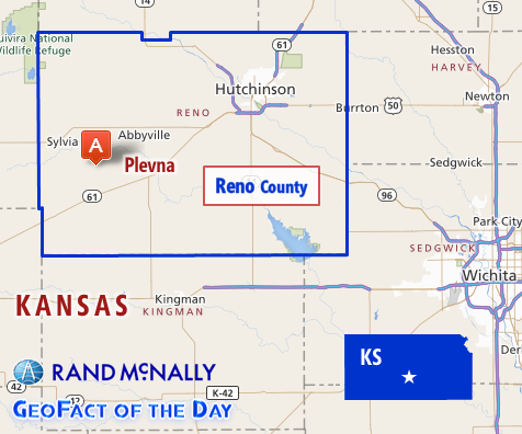 GeoFact of the Day: American Towns: Plevna