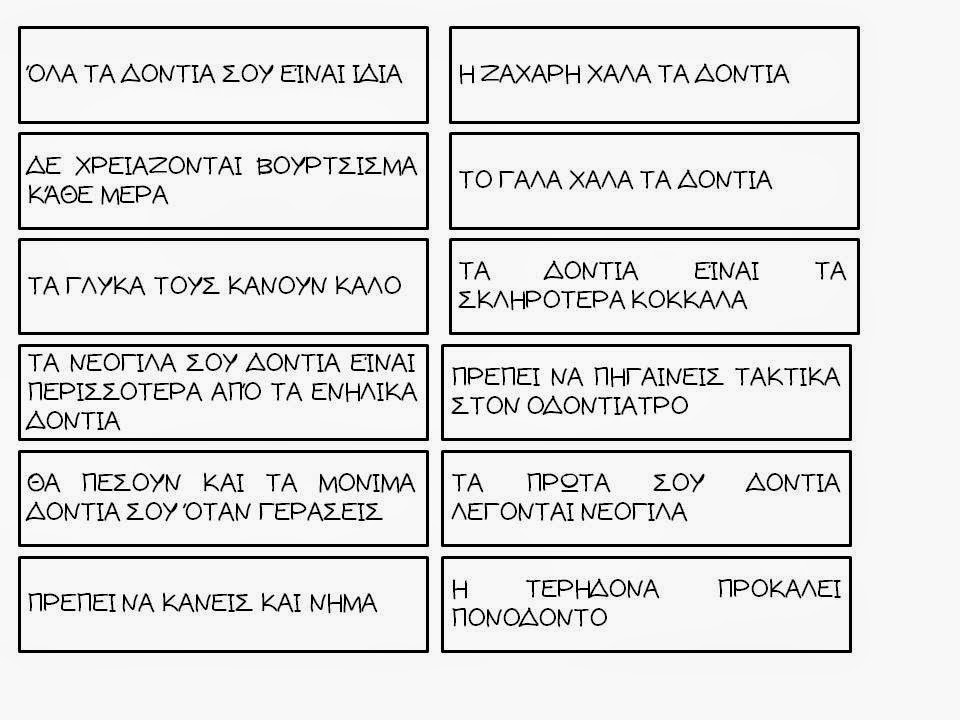 Πυθαγόρειο Νηπιαγωγείο: ΣΤΟΜΑΤΙΚΗ ΥΓΙΕΙΝΗ: ΣΩΣΤΟ ΛΑΘΟΣ, ΨΗΦΟΦΟΡΙΑ, ΓΡΑΦΗΜΑ