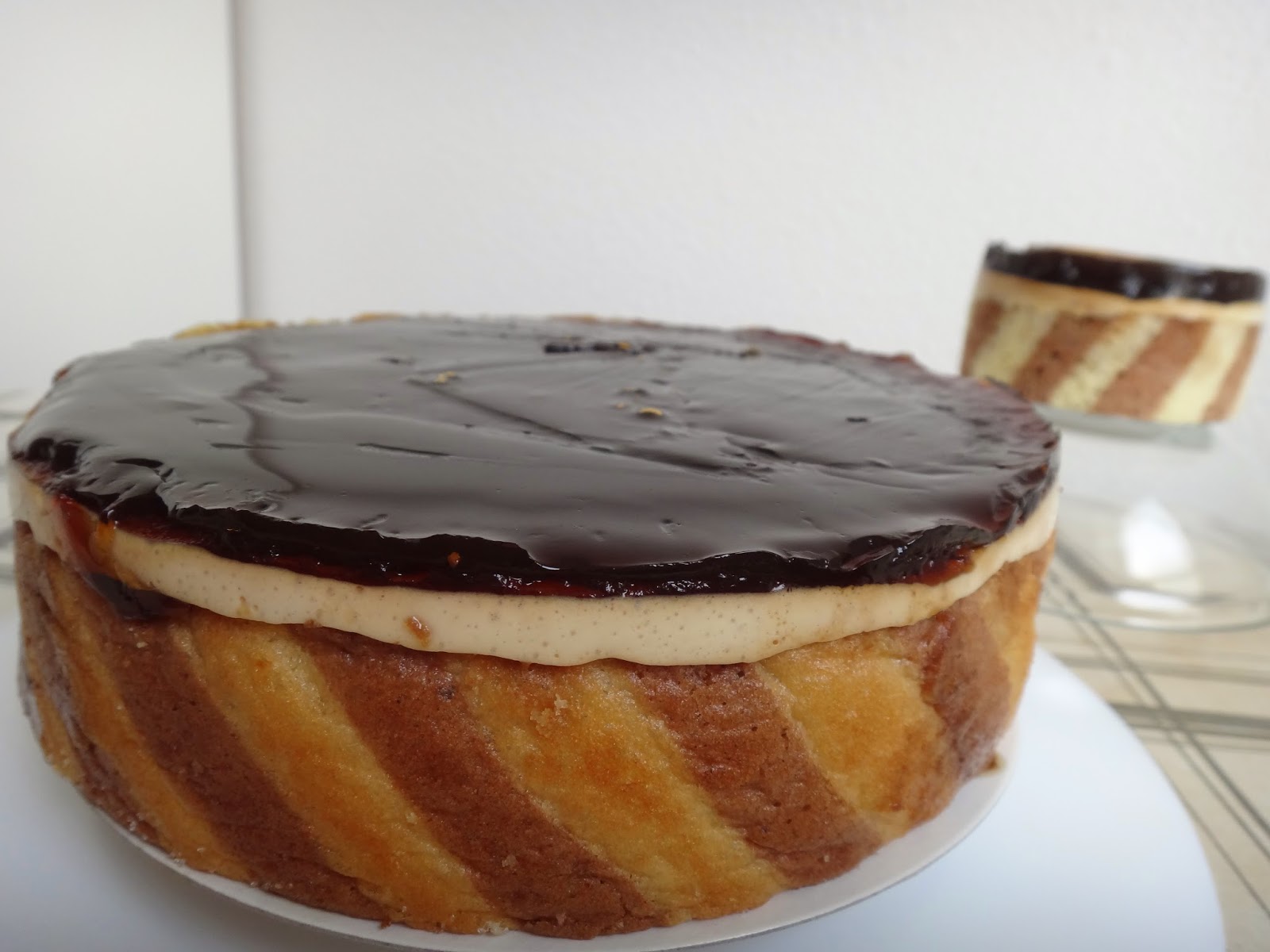 My Mini Bites: Coffee bavarois cake and Brussels banket / paleis banket