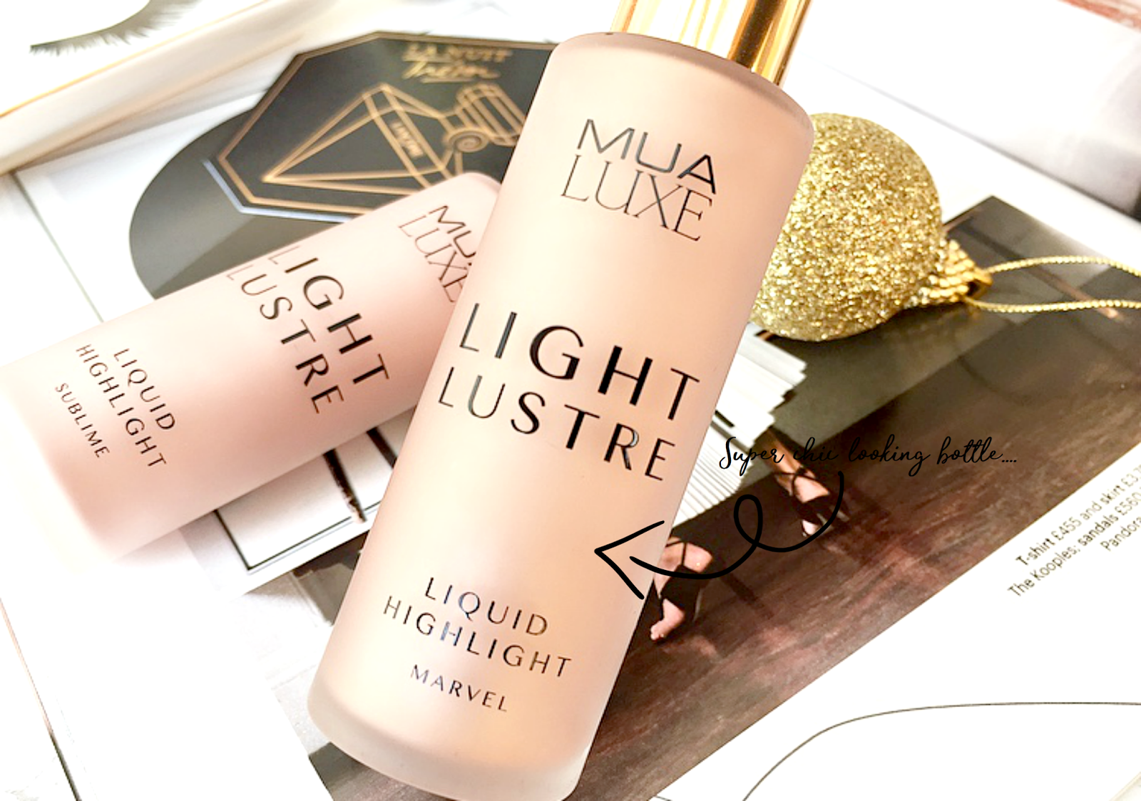 KATIEBEAUTYSHAKE: MUA LUXE LIGHT LUSTRE LIQUID HIGHLIGHT