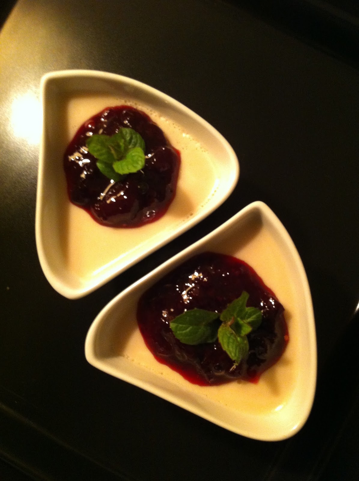 incredibly fed blog: Coconut panna cotta and passion fruit coulis